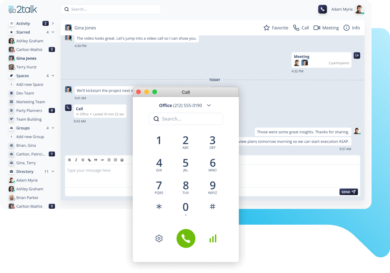 Unified Communications | Cloud PBX | 2talk VoIP Calling Plans