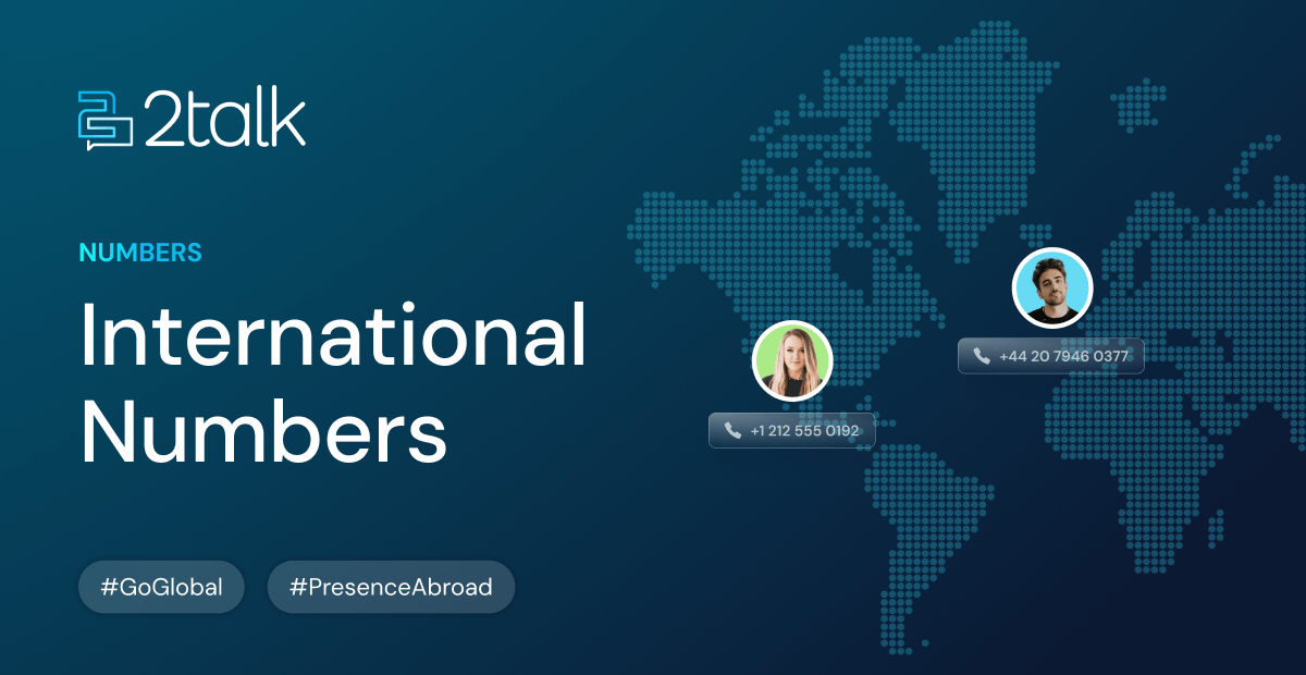 International Numbers - 2talk Business Communications