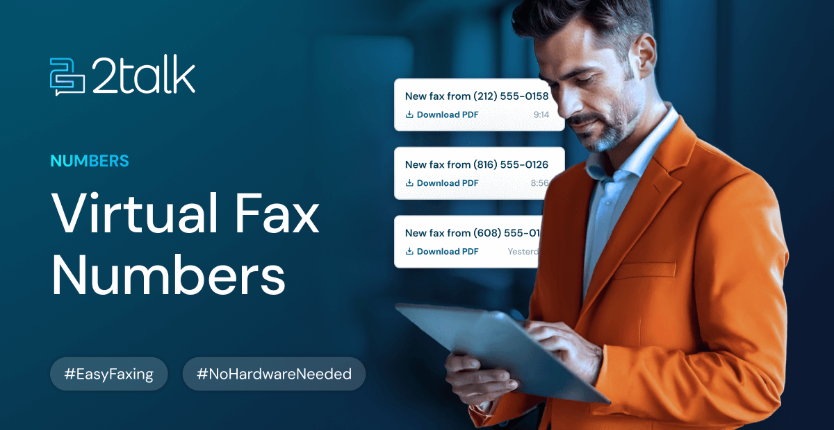 Virtual Fax Numbers - 2talk Business Communications